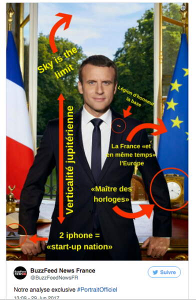 Détournements les plus drôles du portrait officiel d'Emmanuel Macron ...