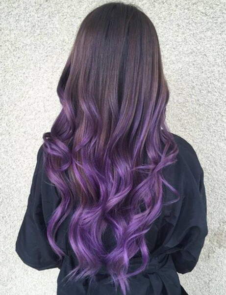 Cheveux violets, la tendance Pinterest qui nous séduit - Femme Actuelle