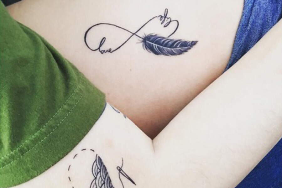 20 jolis tatouages infini repérés sur Instagram - Femme Actuelle