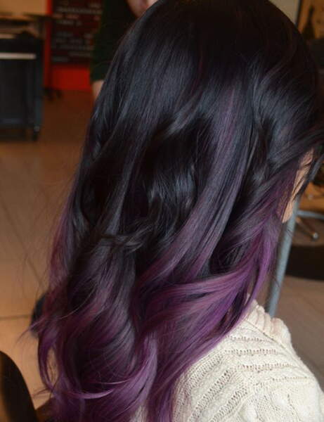 Cheveux violets, la tendance Pinterest qui nous séduit - Femme Actuelle