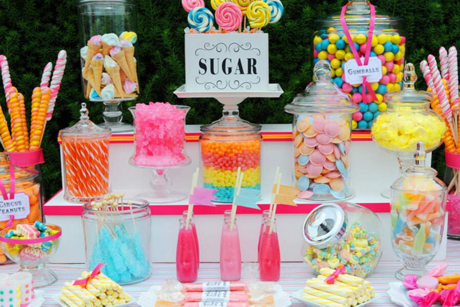 Les plus beaux candy bars de mariage - Femme Actuelle