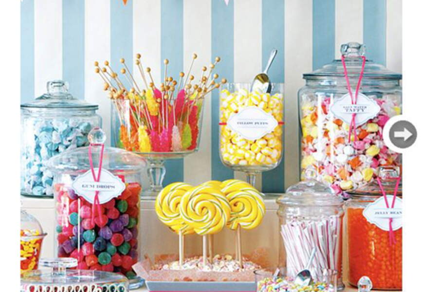 Les plus beaux candy bars de mariage - Femme Actuelle