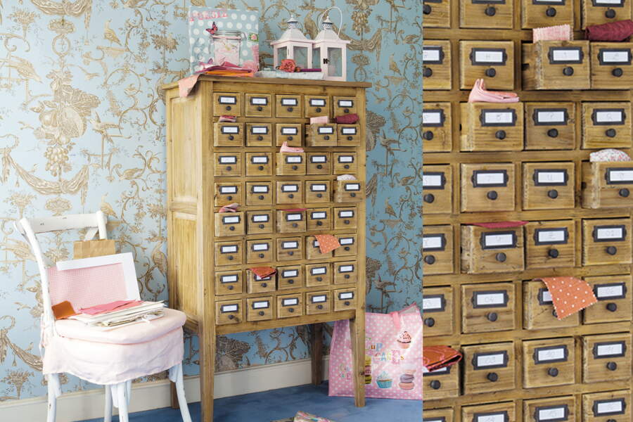 Tendance et vintage : le meuble de mercerie - Femme Actuelle