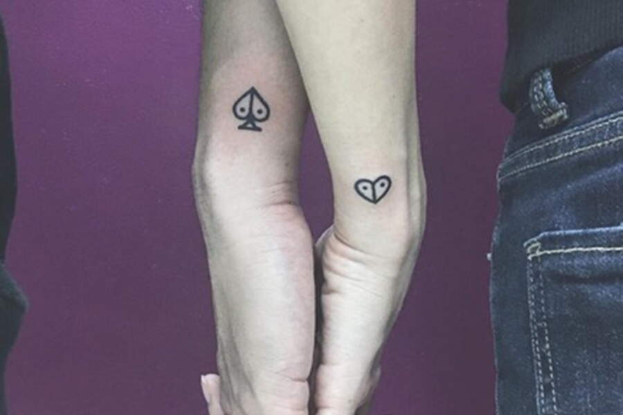 Tatouages Couple Nos 15 Id 233 Es Les Plus Romantiques Mod 232 Les Tatouage