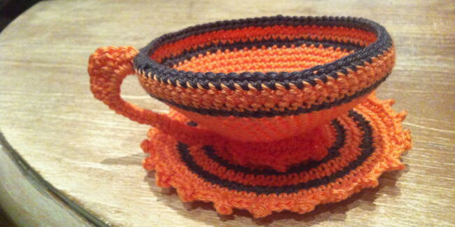 Tendance : une tasse à thé au crochet : Femme Actuelle Le MAG