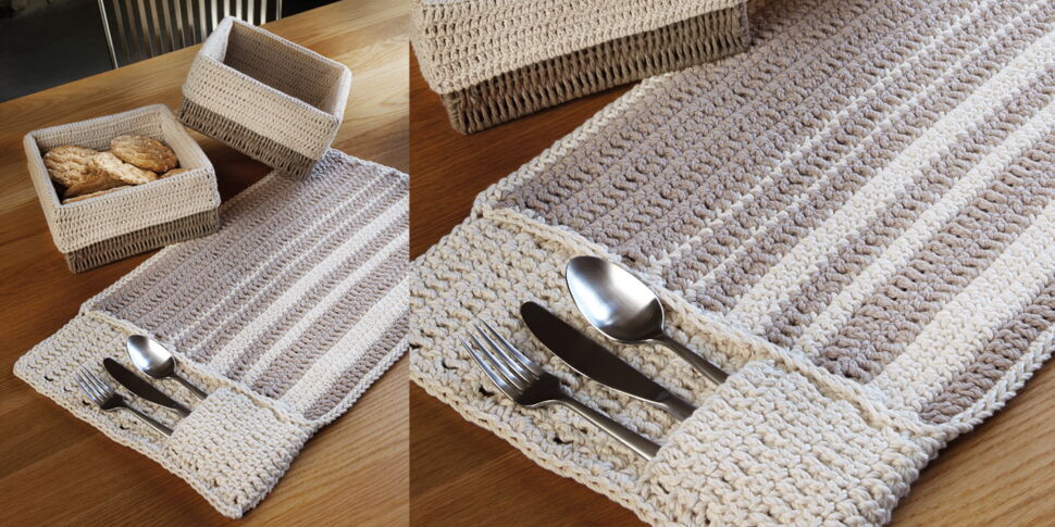 Un set de table au crochet : Femme Actuelle Le MAG