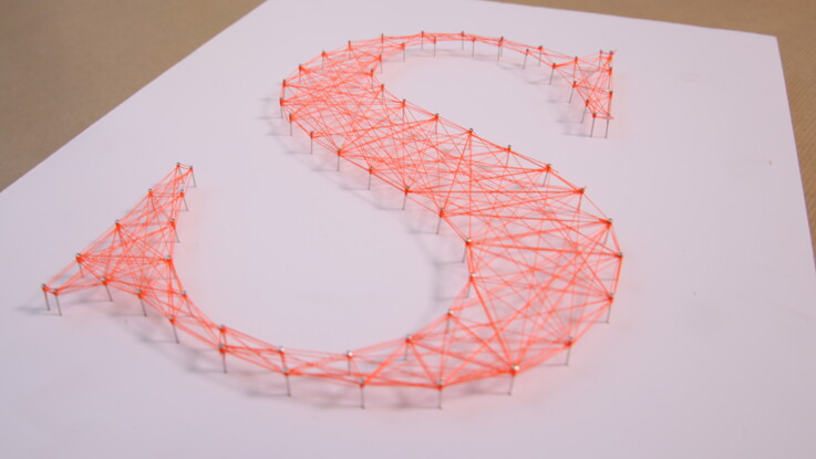 Faire un tableau en fil tendu et carton plume : Femme Actuelle Le MAG