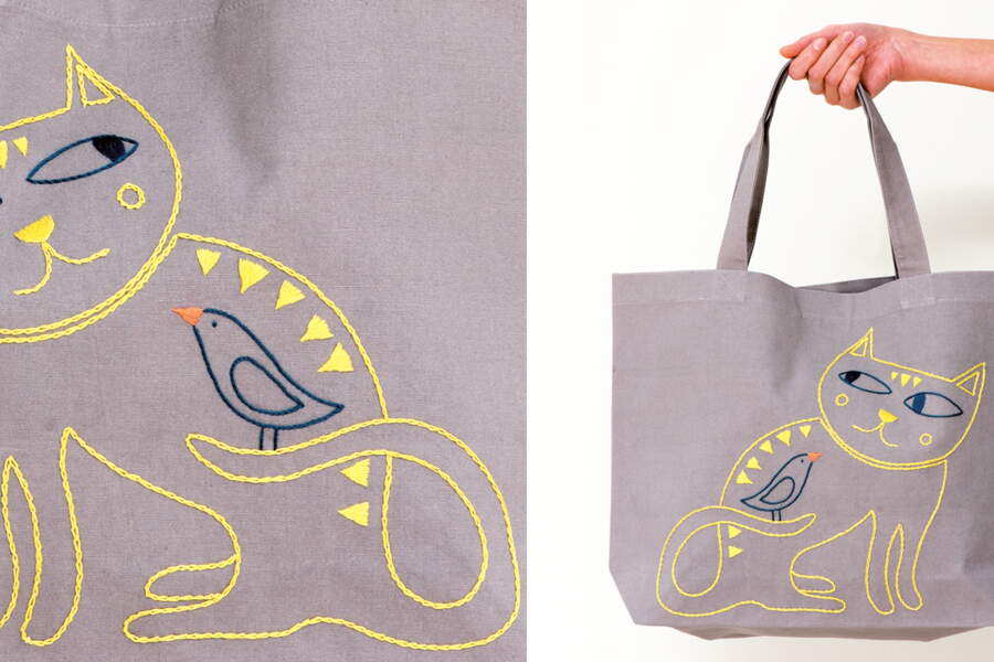 DIY de sac, cabas, tote bag : tous nos modèles à customiser - Femme ...