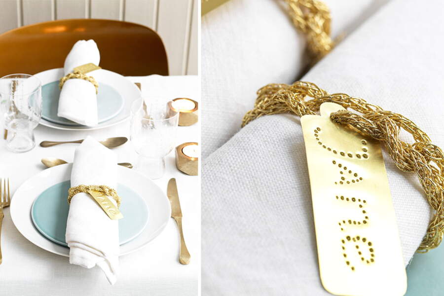 27 idées pour des marque-places originaux - Femme Actuelle