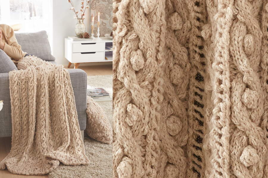 Tous nos modèles de plaids à faire soi-même - Femme Actuelle