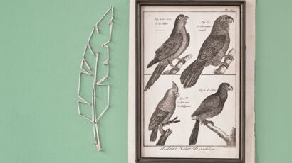 Faire un tableau en fil tendu et carton plume : Femme Actuelle Le MAG