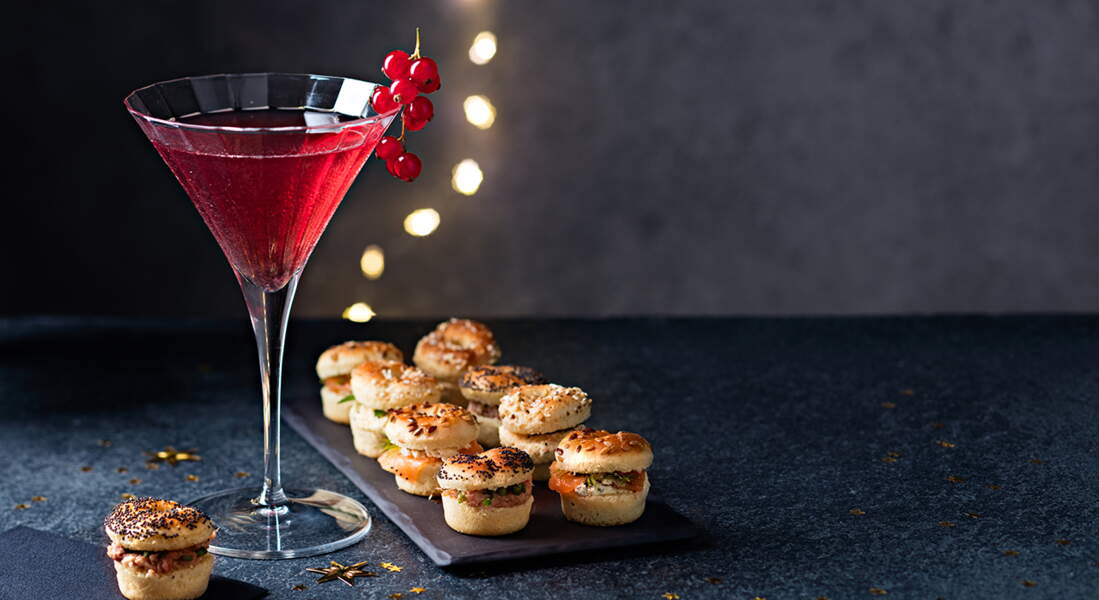 Cocktail + amuse-bouche, les bons duos pour l'apéro de Noêl - Femme ...
