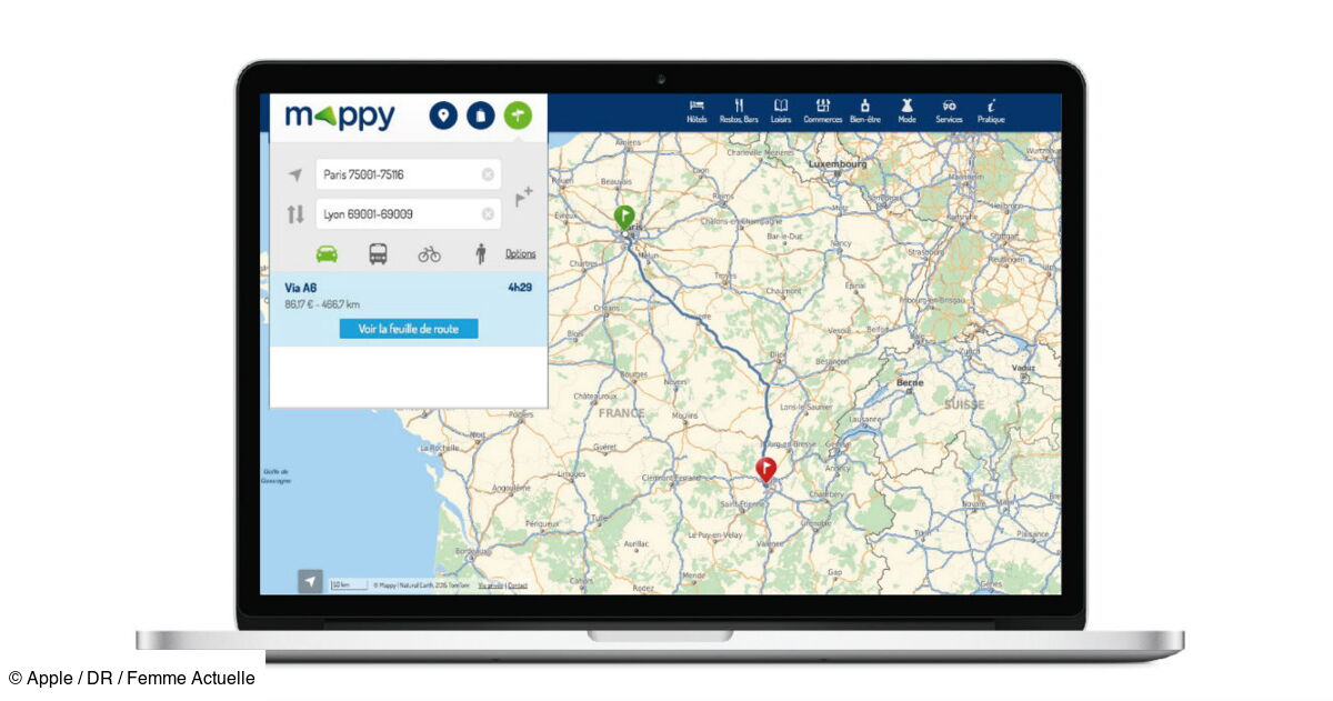 Comment bien utiliser Mappy ? : Femme Actuelle Le MAG