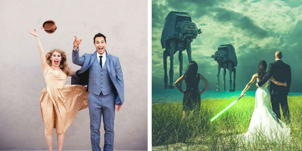 10 photos de mariage (vraiment) originales : Femme Actuelle Le MAG