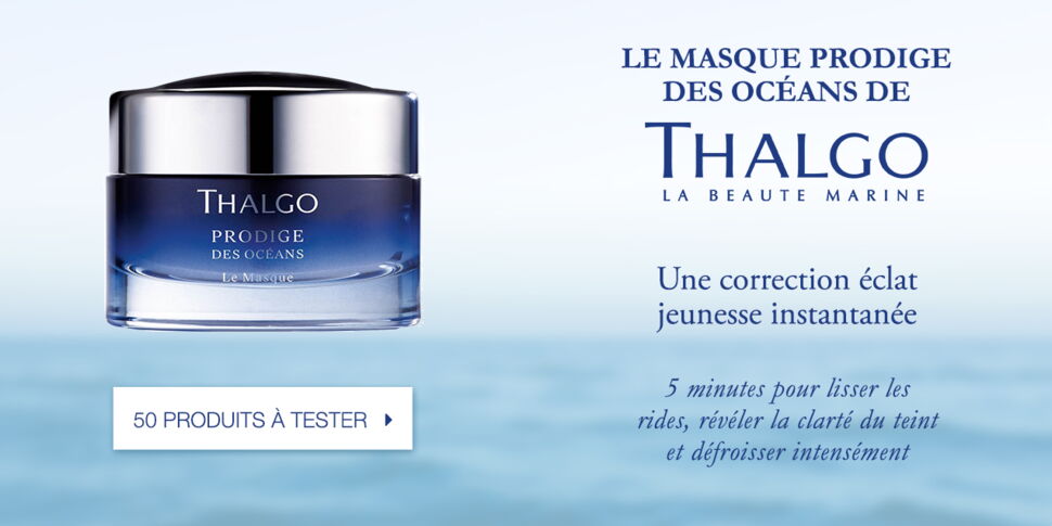 Testez le Masque Prodige des Océans de Thalgo : Femme Actuelle Le MAG
