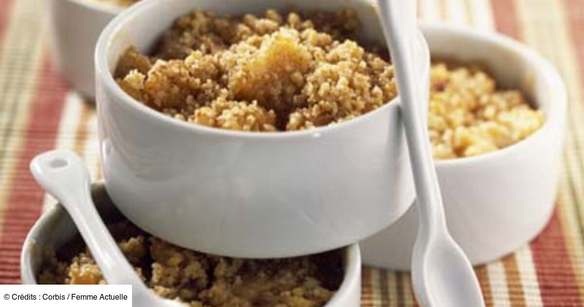 Nos recettes de crumbles : Femme Actuelle Le MAG