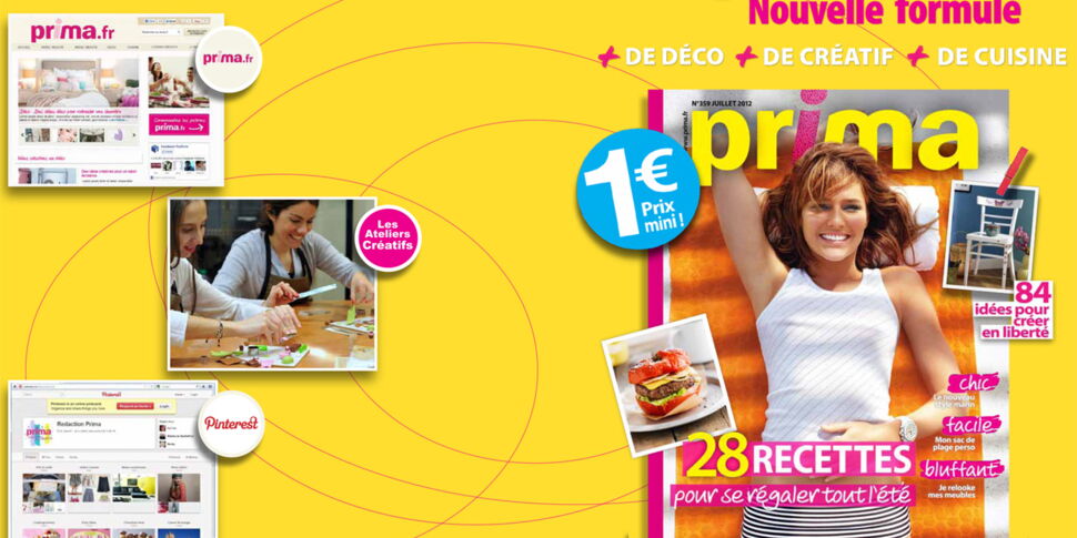 Le nouveau Prima en kiosque et en ligne ! : Femme Actuelle Le MAG