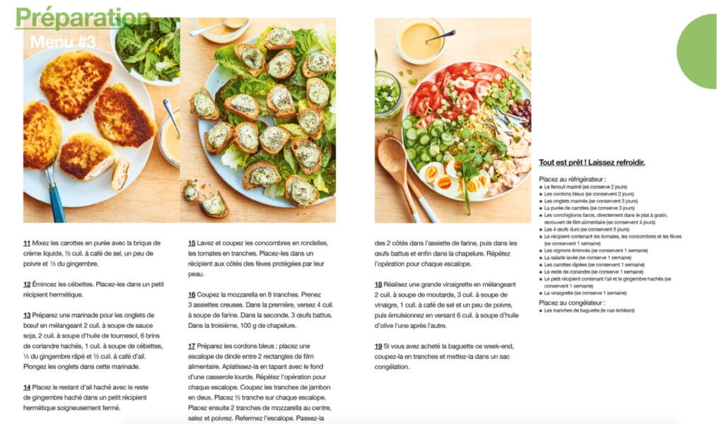 En 2 heures je cuisine pour toute la semaine - Femme Actuelle