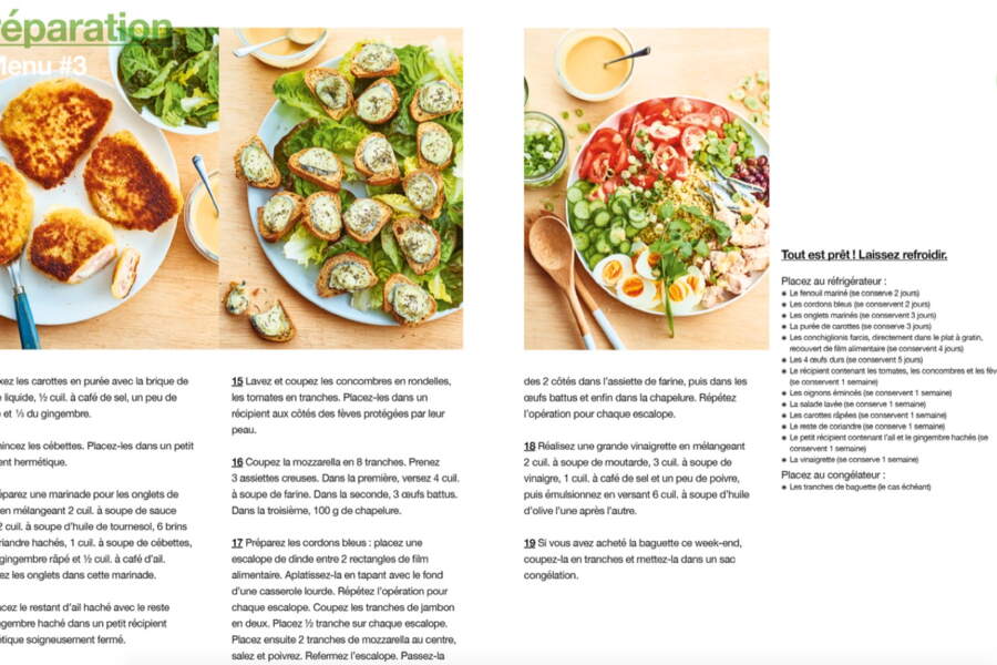 En 2 heures je cuisine pour toute la semaine - Femme Actuelle