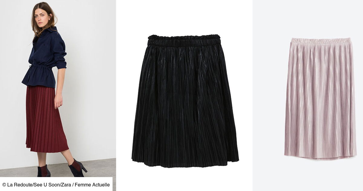 Jupe plissée : on adore ! : Femme Actuelle Le MAG