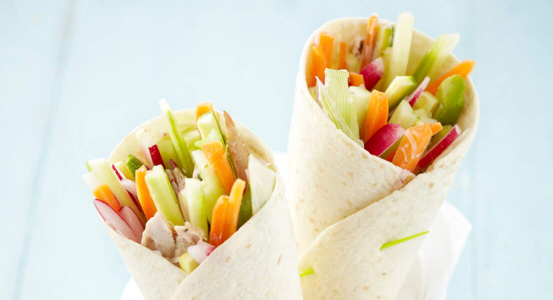 70 recettes de wraps irrésistibles - Femme Actuelle