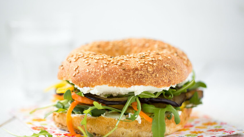Bagel végétarien rapide : découvrez les recettes de cuisine de Femme ...