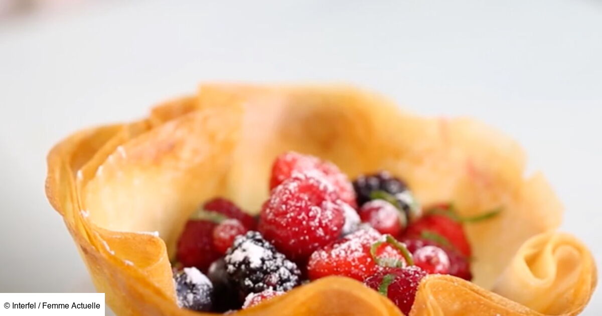 Vidéo : la recette des craquants aux fruits rouges : Femme Actuelle Le MAG