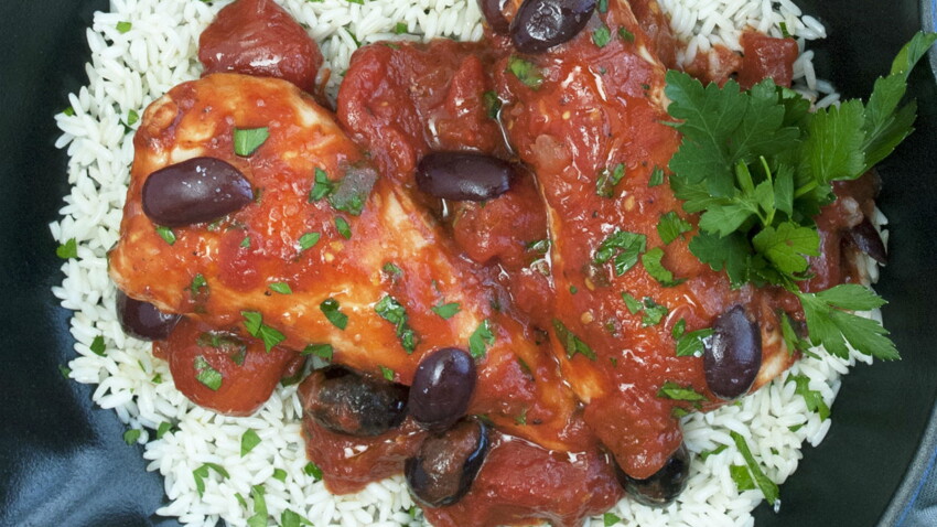 Poulet à la tomate et riz basmati : découvrez les recettes de cuisine ...
