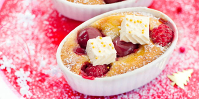 Clafoutis Caprice des Anges - fruits rouges facile et rapide ...