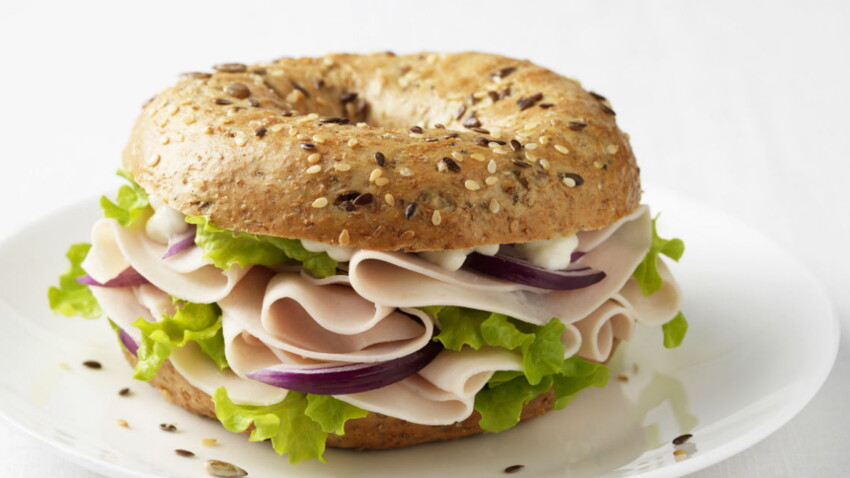 Bagel au jambon de dinde : découvrez les recettes de cuisine de Femme ...