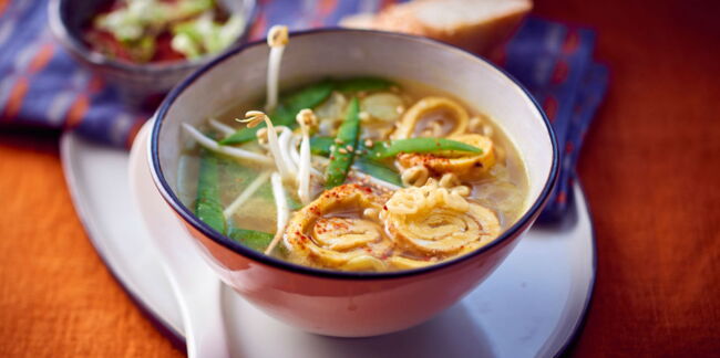Soupe chinoise complète à l'omelette facile et rapide : découvrez les ...