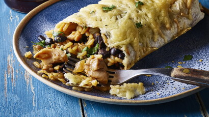 Burritos gratinés au poulet teriyaki facile et rapide : découvrez les ...