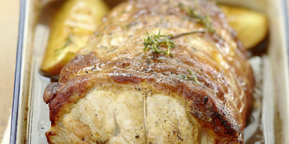 Rôti de porc mariné au cidre doux facile et rapide : découvrez les ...