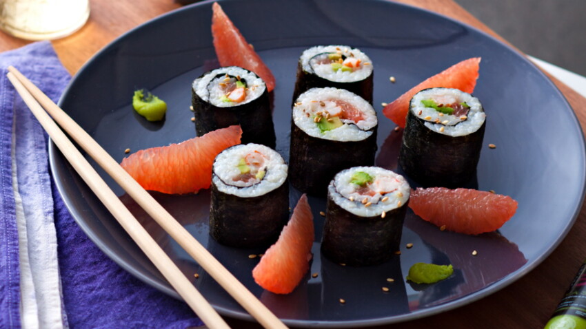 Makis au pamplemousse rapide : découvrez les recettes de cuisine de ...