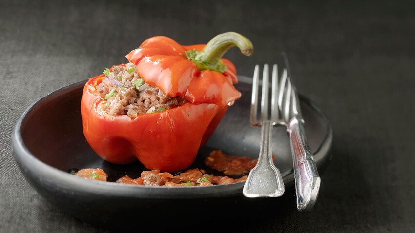 Poivrons farcis à l'italienne rapide : découvrez les recettes de ...