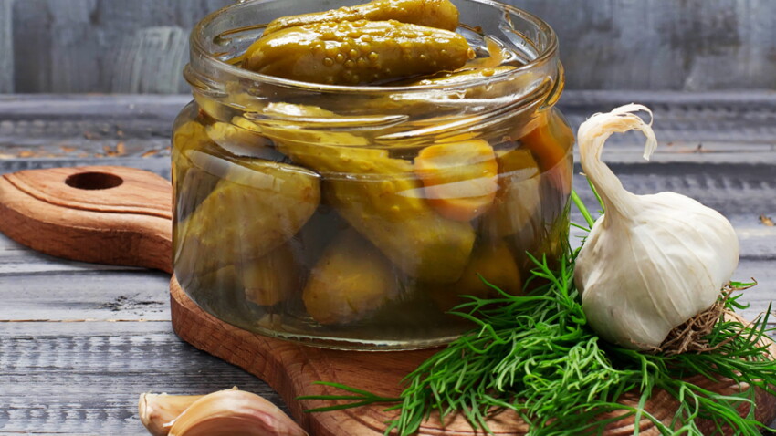 Cornichons au vinaigre rapide : découvrez les recettes de cuisine de ...