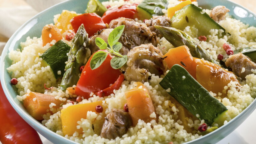 Couscous épicé : découvrez les recettes de cuisine de Femme Actuelle Le MAG
