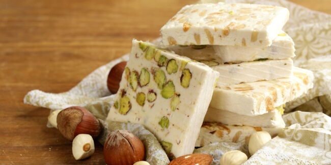 Nougat blanc : découvrez les recettes de cuisine de Femme Actuelle Le MAG