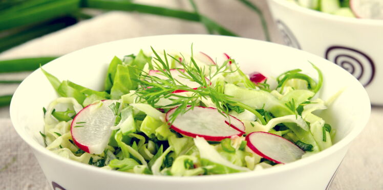 Salade de chou blanc, chou-rave et radis : découvrez les recettes de ...