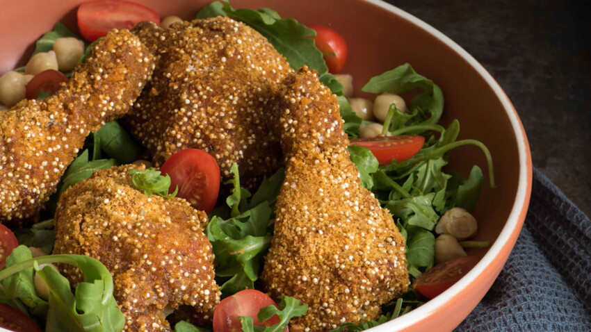 Poulet croustillant au quinoa rapide : découvrez les recettes de ...