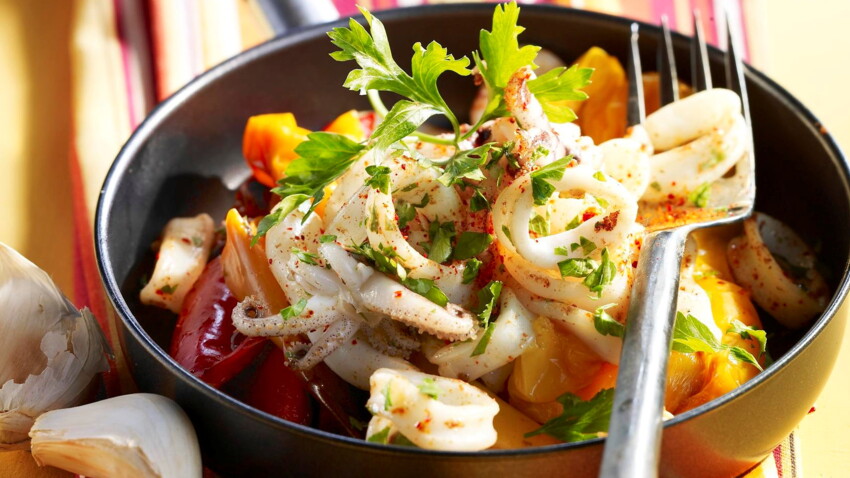 Poêlée de calamars à l'ail rapide : découvrez les recettes de cuisine ...