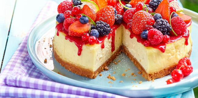 Cheesecake aux fruits rouges super facile : découvrez les recettes de ...