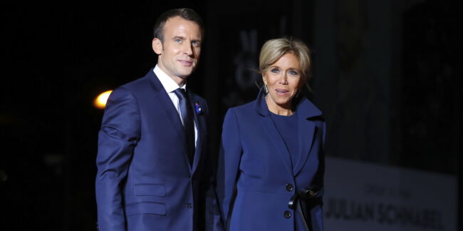 Photos - Emmanuel et Brigitte Macron : barbe naissante et grands ...