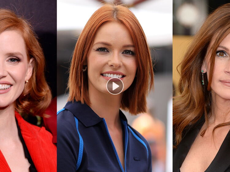 Coloration rousse : quand les stars nous inspirent : Femme Actuelle Le MAG