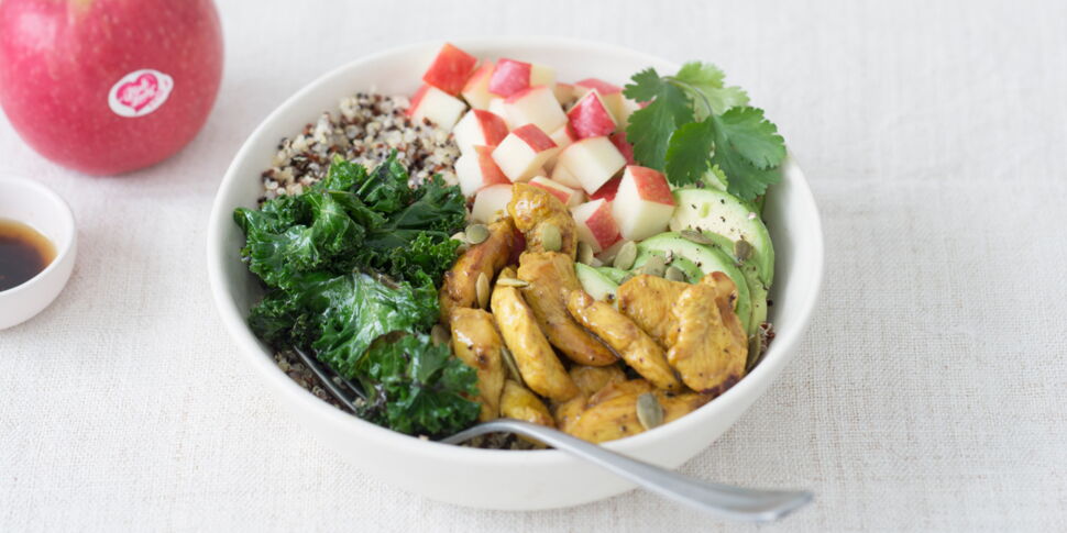 Poke bowl sucré-salé aux pommes Pink Lady® facile et rapide : découvrez ...