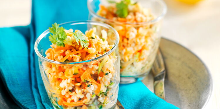 Salade perles de blé au lait de coco : découvrez les recettes de ...