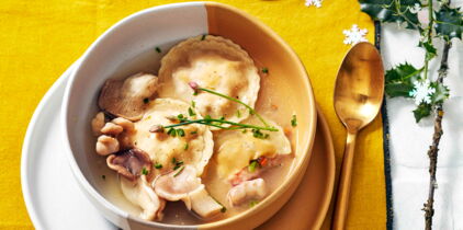 Ravioles de langoustines aux pleurotes : découvrez les recettes de ...