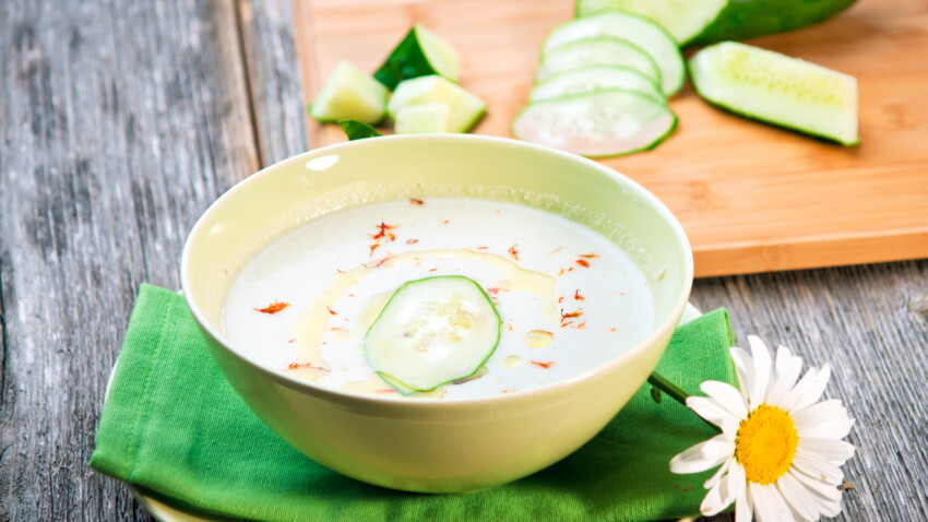 Soupe de concombre rapide : découvrez les recettes de cuisine de Femme ...