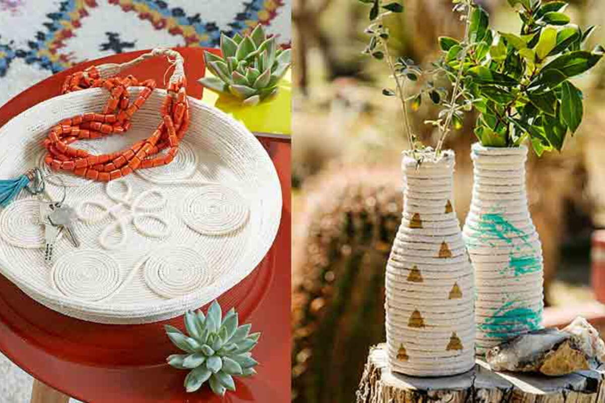 Décoration : corde cousue et cordon à la maison - Femme Actuelle