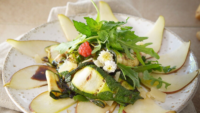Salade de courgettes grillées aux poires Sweet Sensation® super facile ...